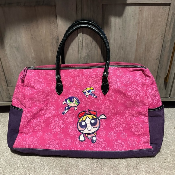 Cartoon Network | Accessories | Vintage Power Puff Girls Weekender Bag ...